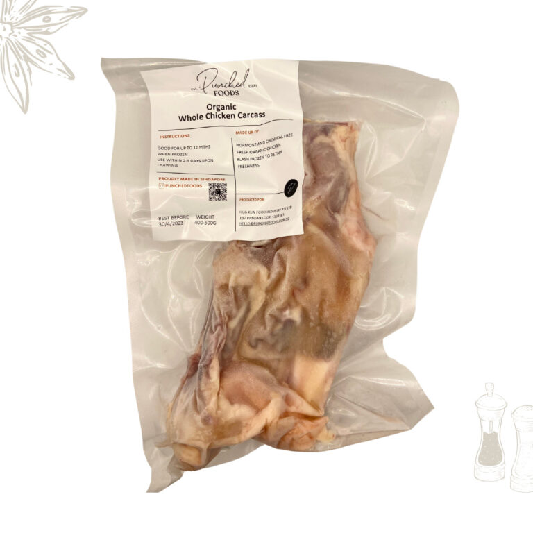 Organic Chicken Carcass Bone (Halal) - Punched Foods | Savour Quality ...