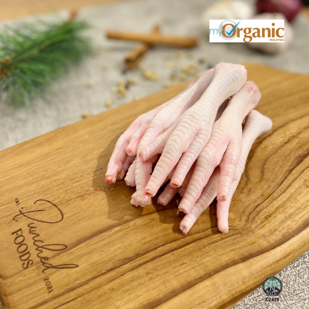 Organic Chicken Feet (Halal) - Punched Foods | Savour Quality Halal ...