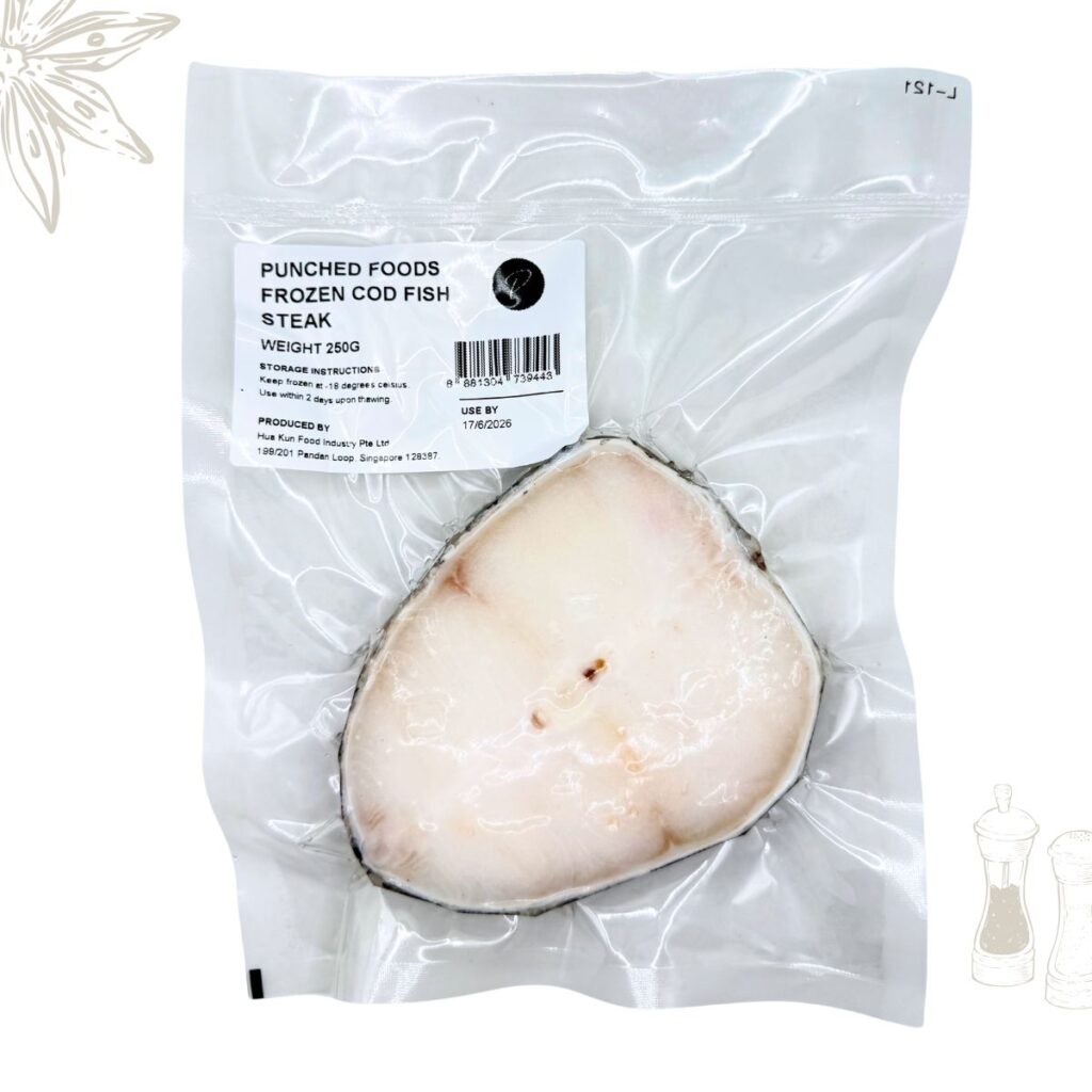 Premium Cod Fish Steak 250G - Punched Foods | Savour Quality Halal Beef ...