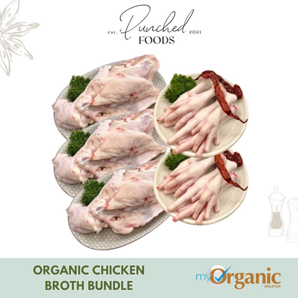 Organic Chicken Broth Bundle 2KG - Punched Foods | Savour Quality Halal ...