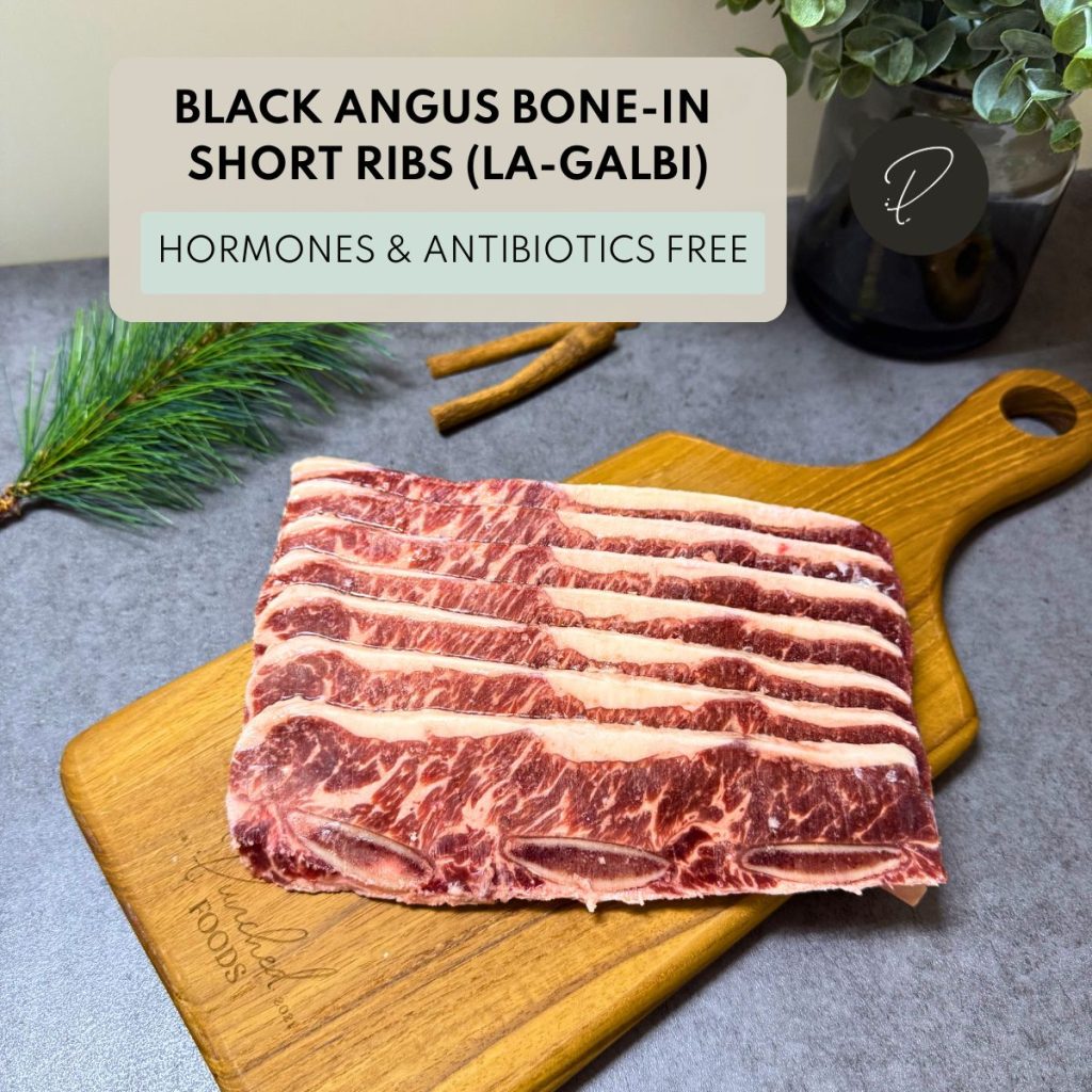 Black Angus Beef Short Ribs Bone-In La Galbi 500G (Halal) - Punched ...