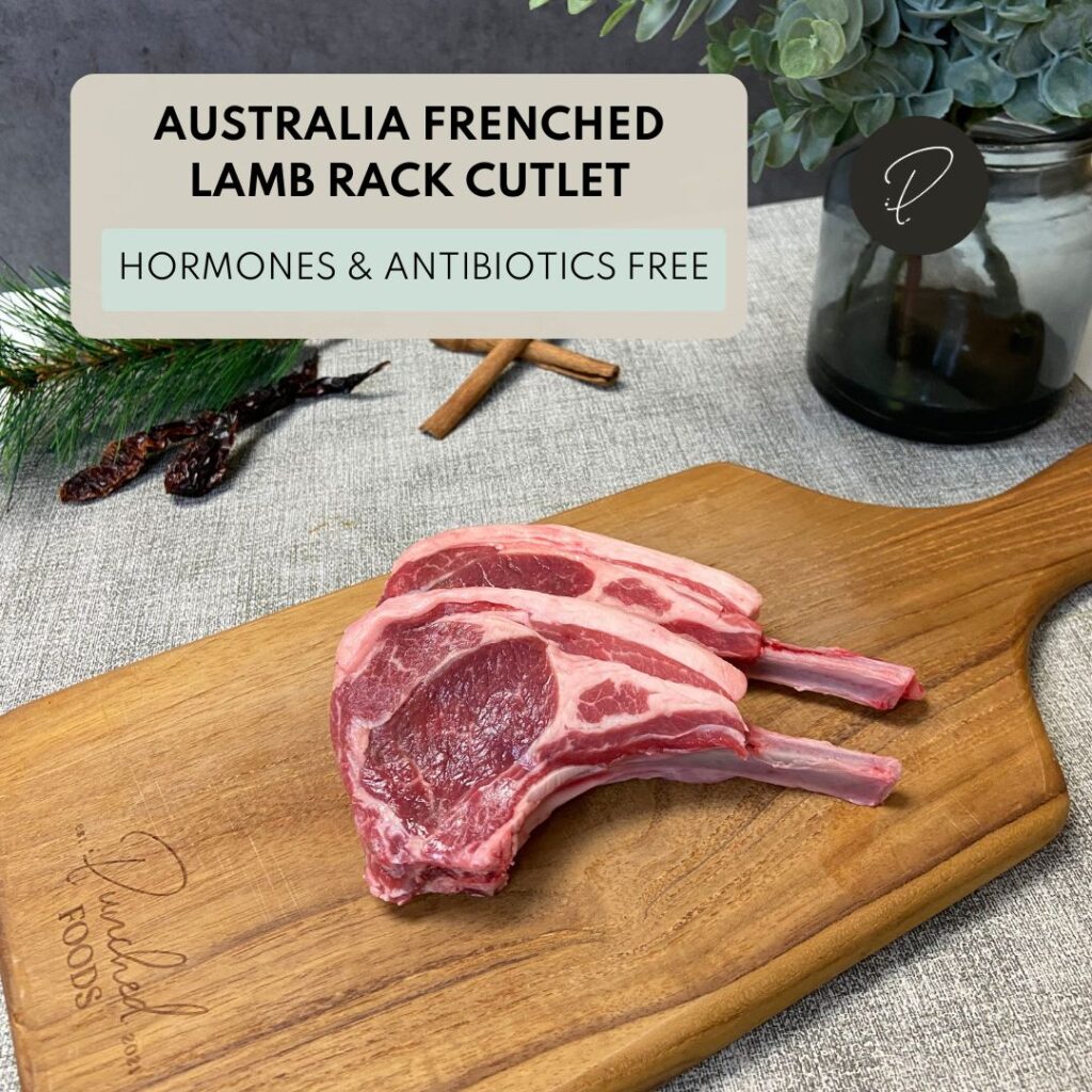 Frenched Lamb Rack Cutlet 500G (Halal) - Punched Foods | Savour Quality ...