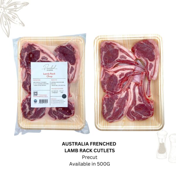 Frenched Lamb Rack Cutlet 500G (Halal) - Punched Foods | Savour Quality ...