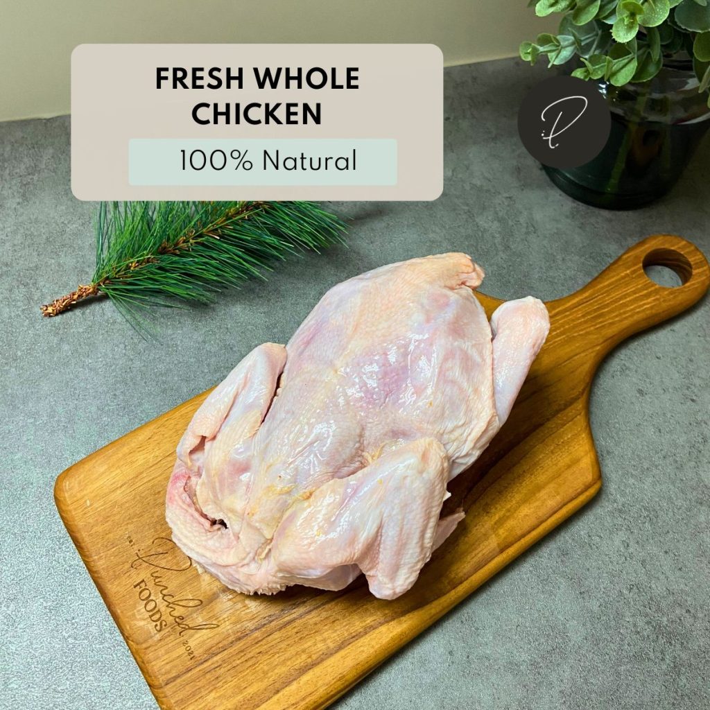 Fresh Whole Chicken 1KG/1.3KG/1.5KG (Halal) - Punched Foods | Savour ...