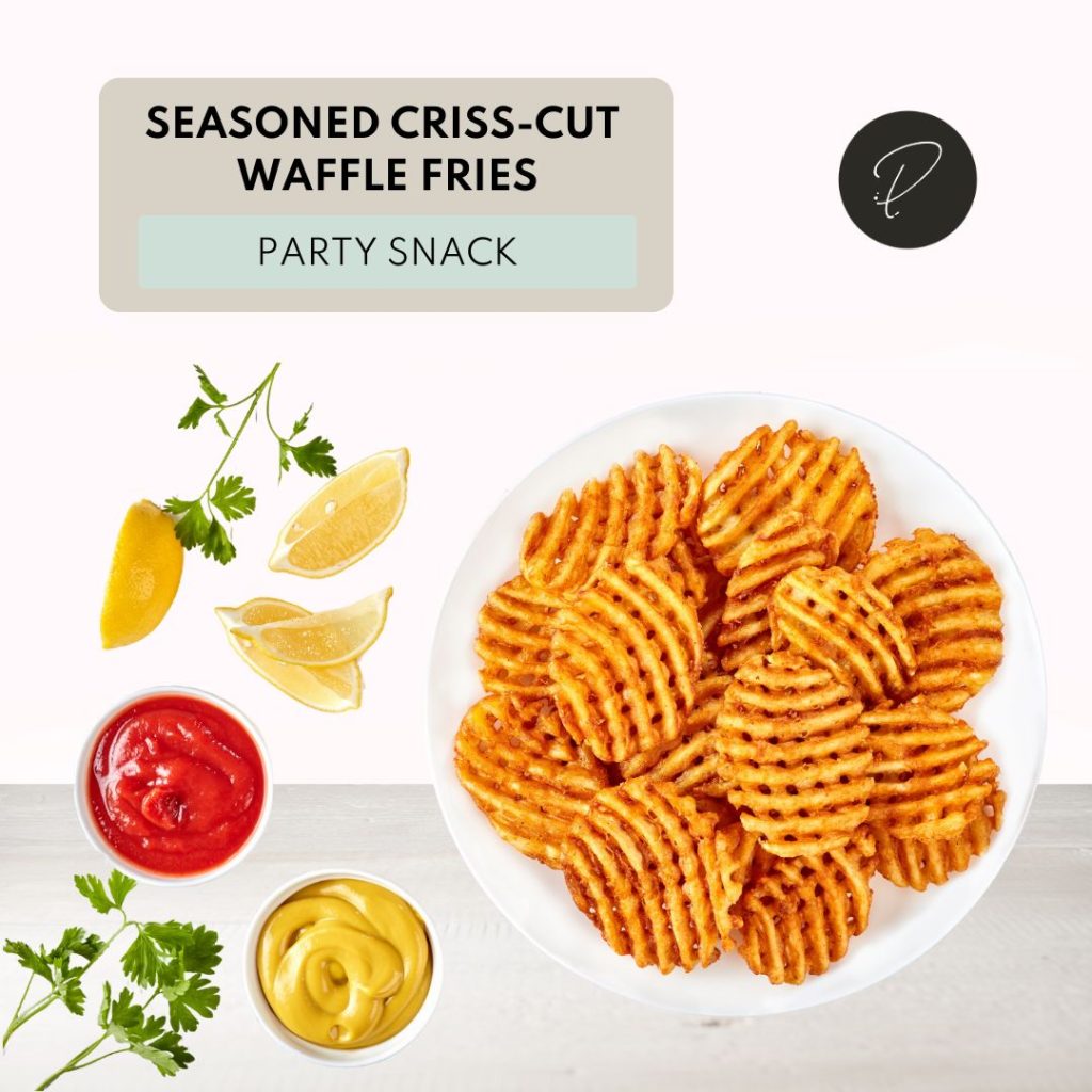 Criss-Cut Waffle Fries 1KG - Punched Foods | Savour Quality Halal Beef ...